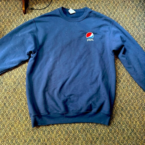 Pepsi | Shirts | Pepsi Logo Vintage Long Sleeve Sweater | Poshmark
